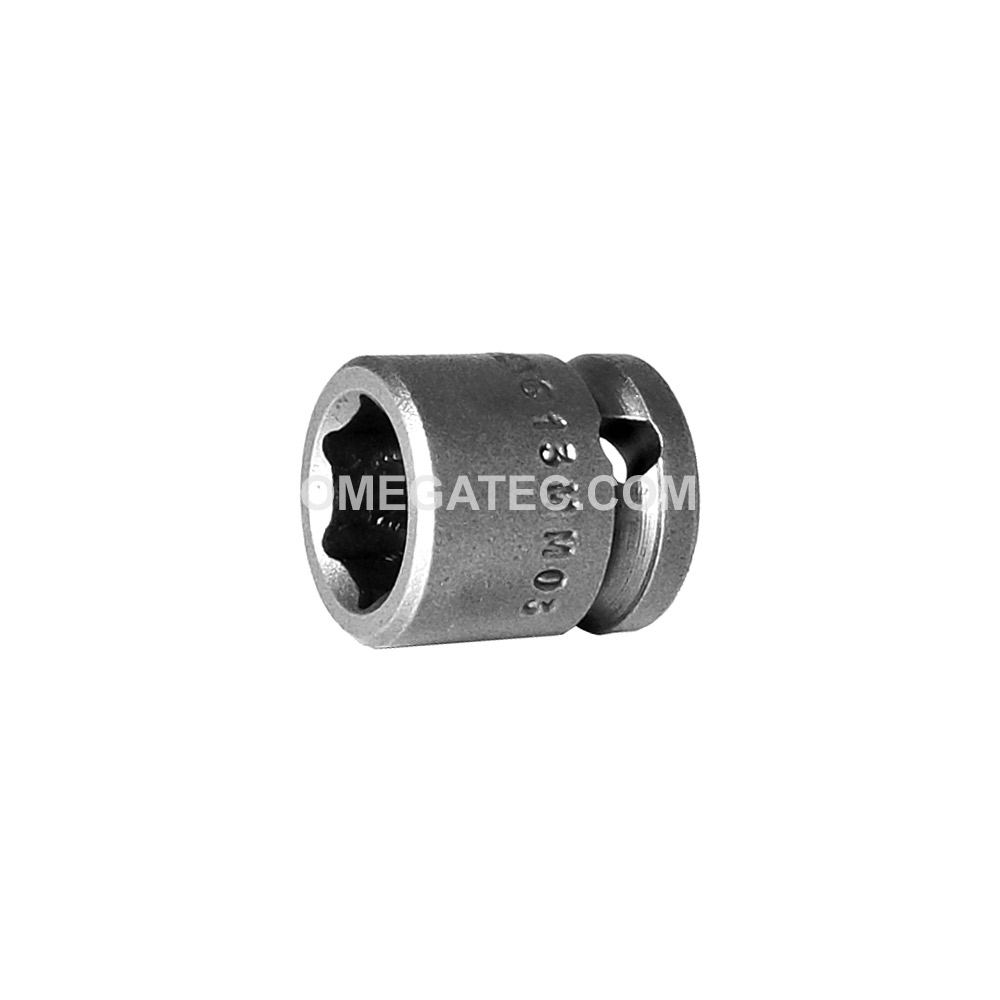 10MM23 Apex 10mm Dado Largo Metrico, Impulsion Cuadrado de 3/8''