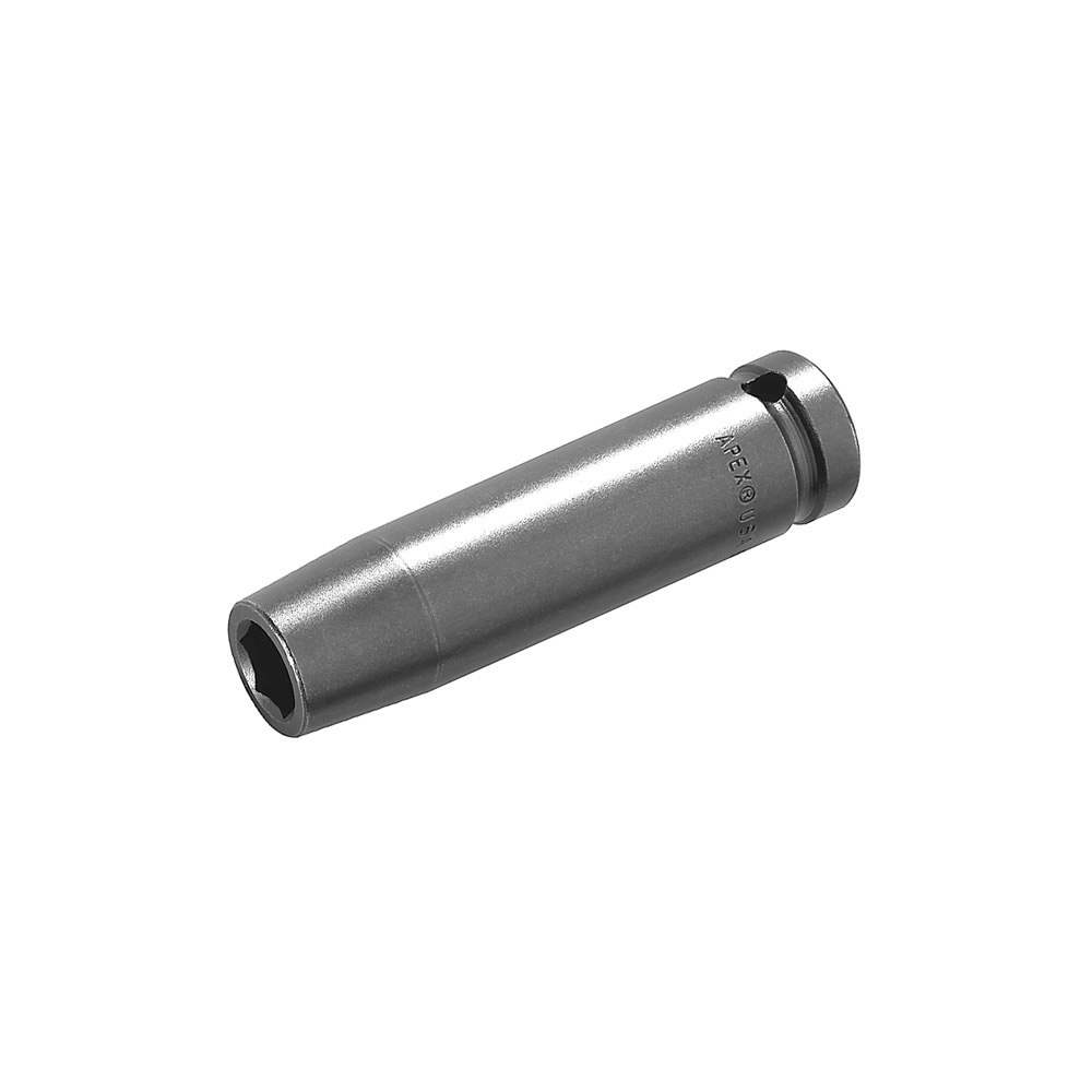 16MM25 Apex 16mm Dado Largo Metrico, Impulsion Cuadrado de 1/2''