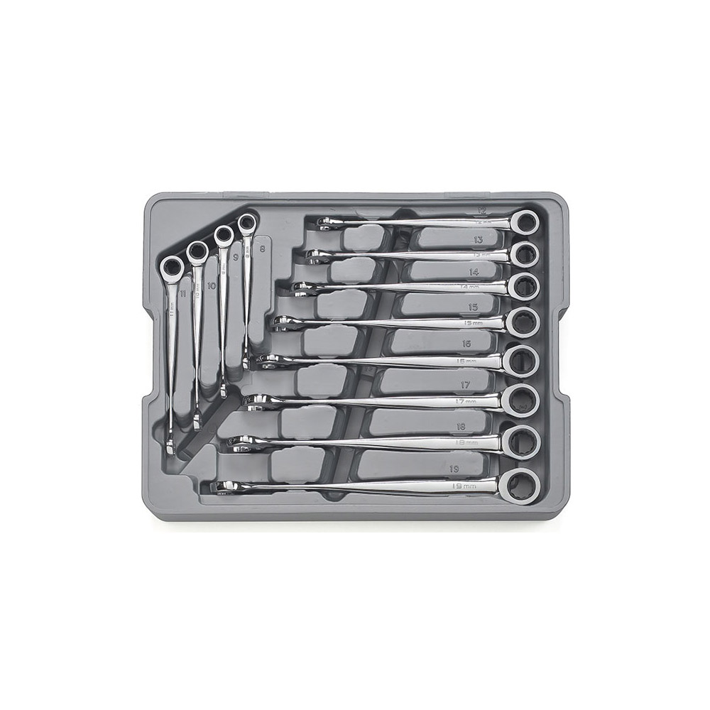 85888 GearWrench Juego de Llaves de Combinacion de Trinquete XL X-Beam de 12 Puntos Metrico de ...