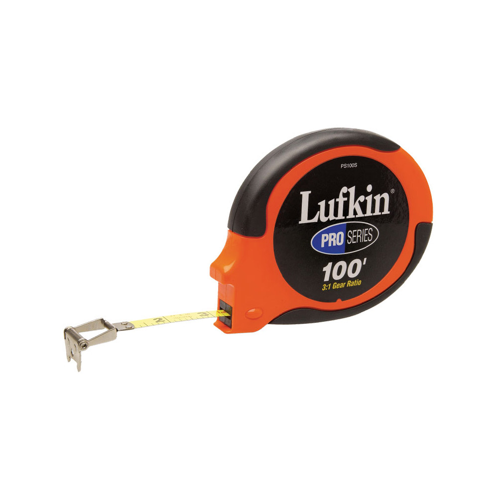 PS100S Lufkin Cinta Metrica Larga de Acero Serie Profesional